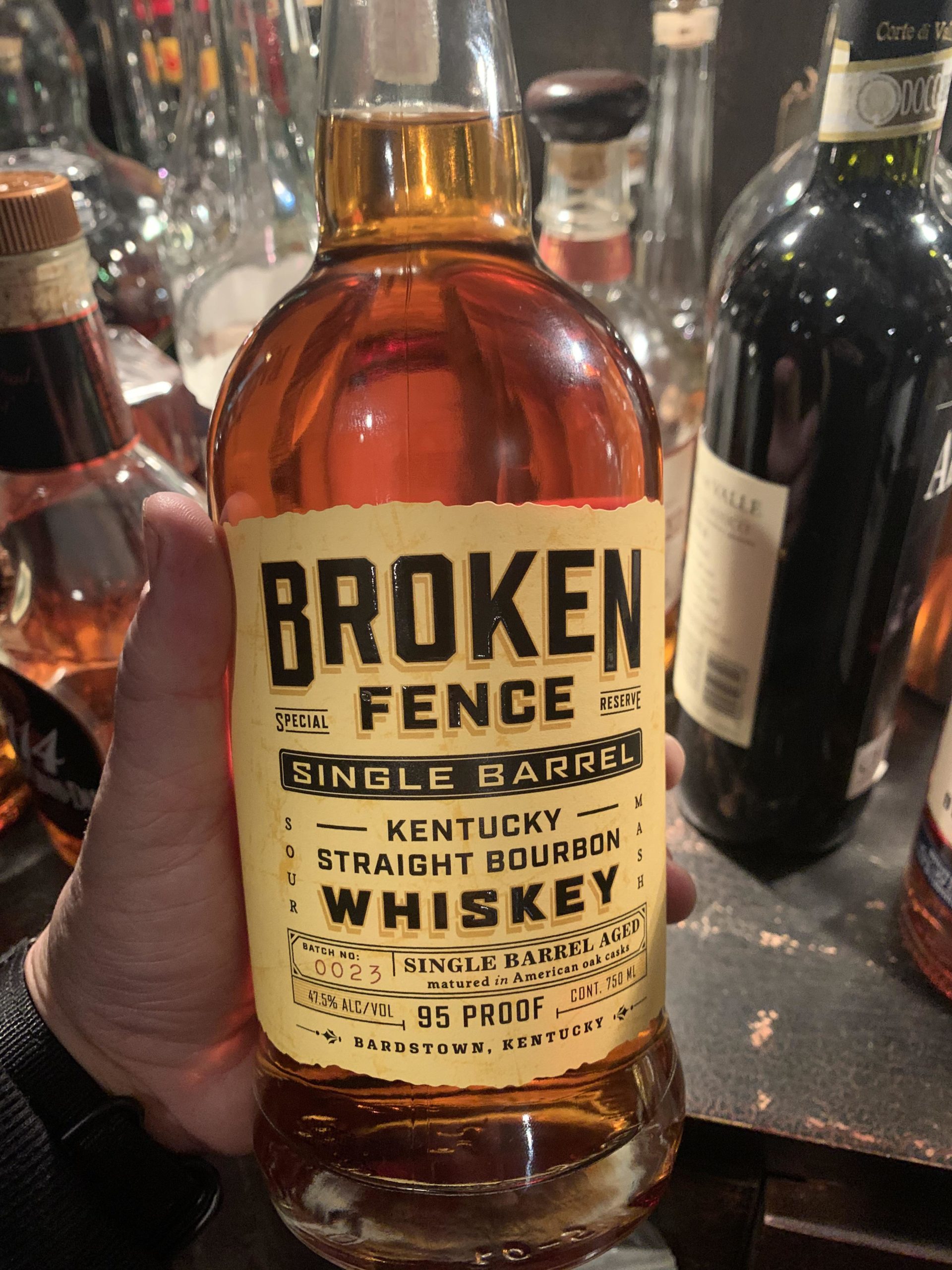 Broken Fence Single Barrel Bourbon - SIPN